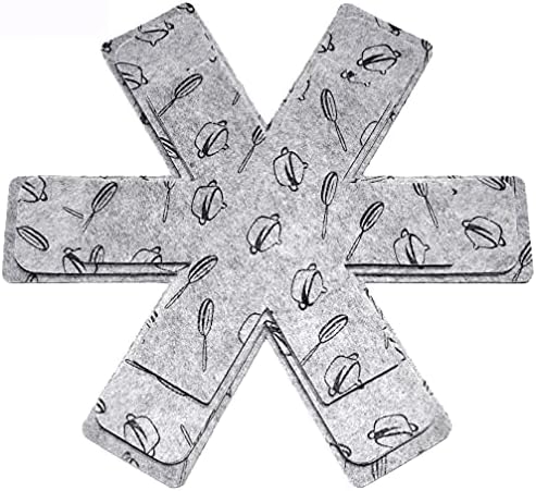 Amazon.com: Sunnychicc 20 Pcs Pot and Pan Protectors for Stacking Felt ...