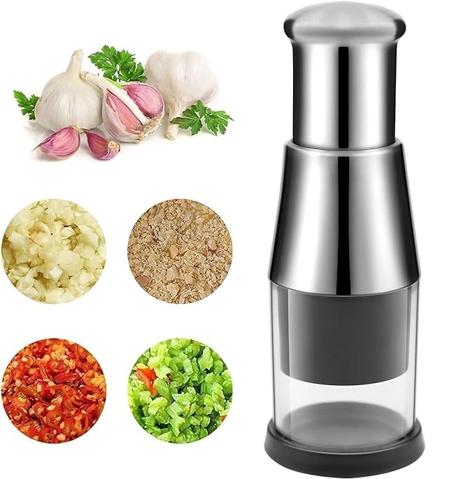 Buy Multifunctional Pressed Garlic Chopper - Zorzel Garlic Press ...