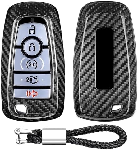 Amazon.com: T-carbon Real Carbon Fiber Key Fob Cover Compatible with ...