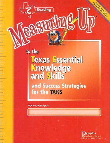Measuring Up To The Texas Essential Knowledge and Skills and ...