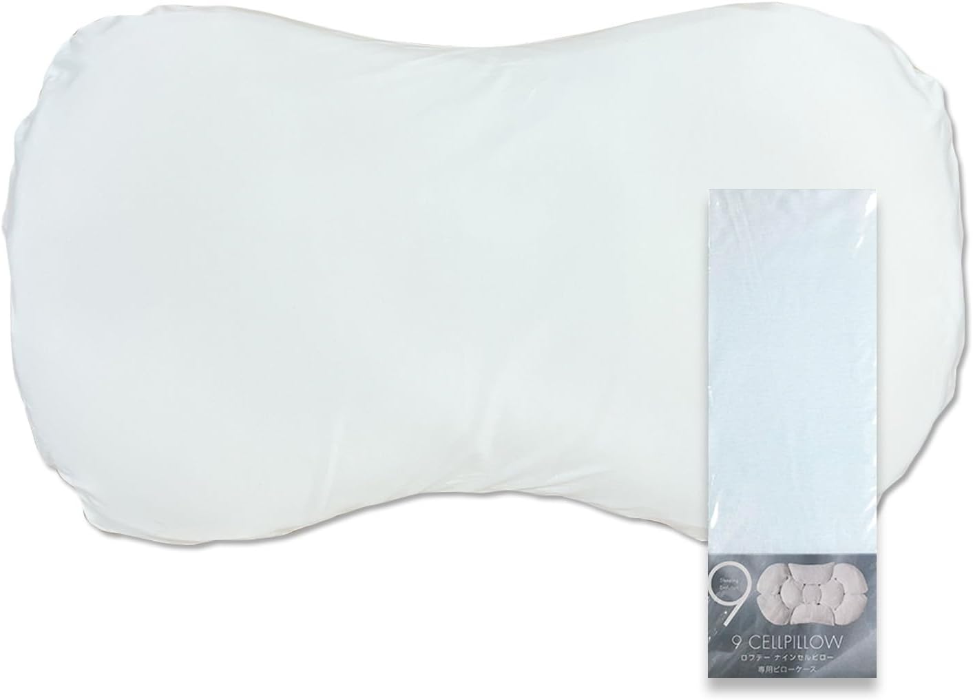 Amazon｜【廃盤】LOFTY 枕カバー ナインセルピロー専用 ニット 日本製 綿100％ 42×75cm ピローケース（ブルー）｜枕カバー・ピローケース オンライン通販