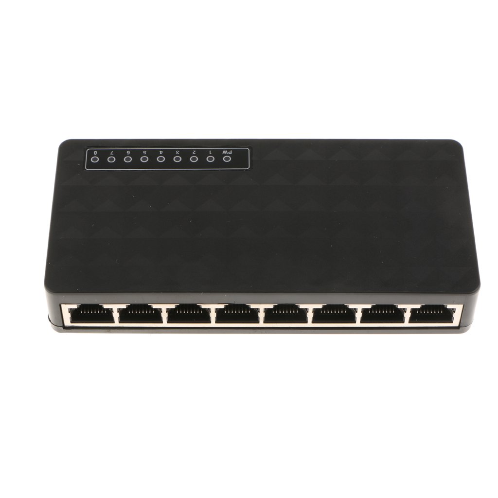 CALANDIS 8-Port 10/100Mbps Ethernet Network Switch Desktop Fast LAN ...
