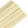 Amazon.com: Pllieay 60 Pieces Bamboo Sticks Wooden Craft Sticks Extra ...