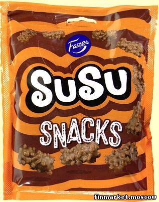 Amazon.com : Fazer Susu Snacks Chocolate 1 Pack of 175g : Grocery ...