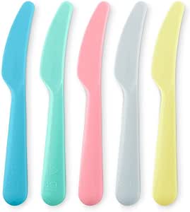 Kit Facas Coloridas Infantil 5 Peças Comtac Kids 4443 : Amazon.com.br ...