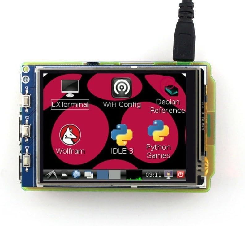 REES52 Raspberry Pi LCD Display Module 3.2inch 320 * 240 TFT Resistive ...