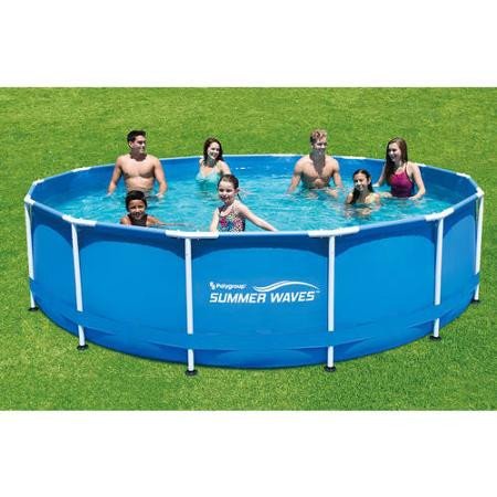 Amazon.com: Summer Waves 15' x 42" Metal Frame Pool : Patio, Lawn & Garden