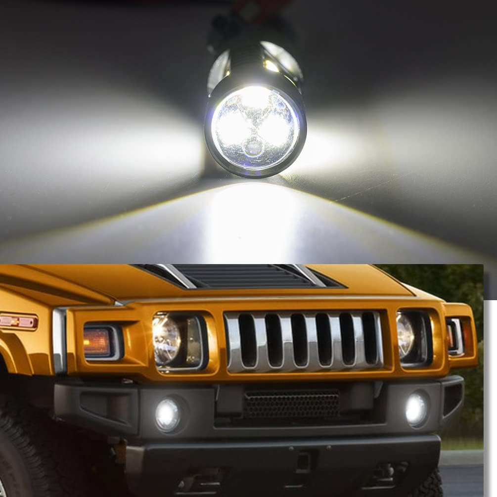 NJSBYL H2 LED diurna Correr Lámparas para H-ummer H2 2003 2004 2005 ...