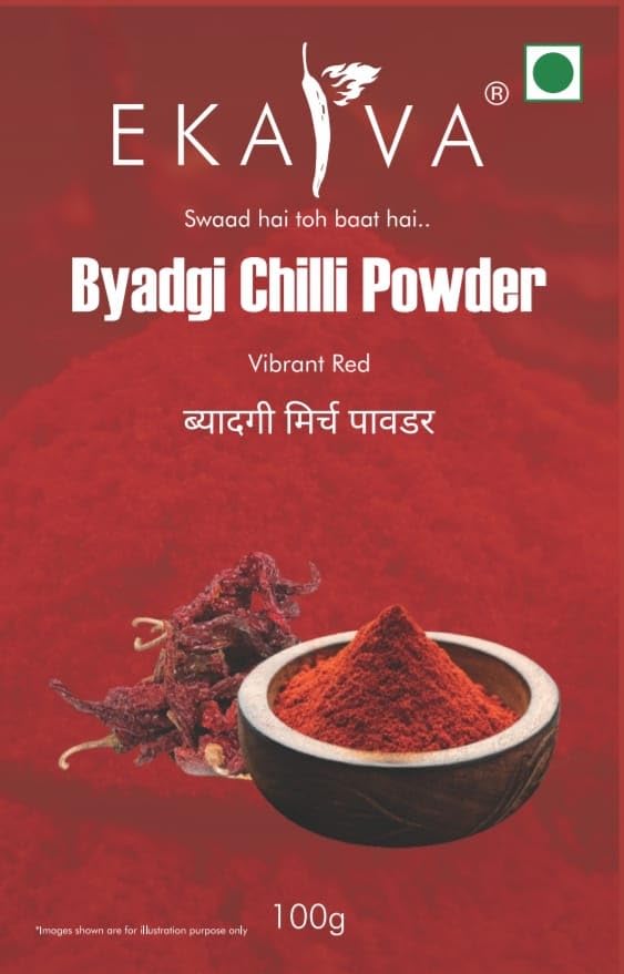 Ekaiva Byadgi Red Chilli Powder (100g) : Amazon.in: Grocery & Gourmet Foods