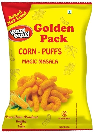 Hully Gully Corn Puffs - Magic Masala,130g : Amazon.in: Grocery ...