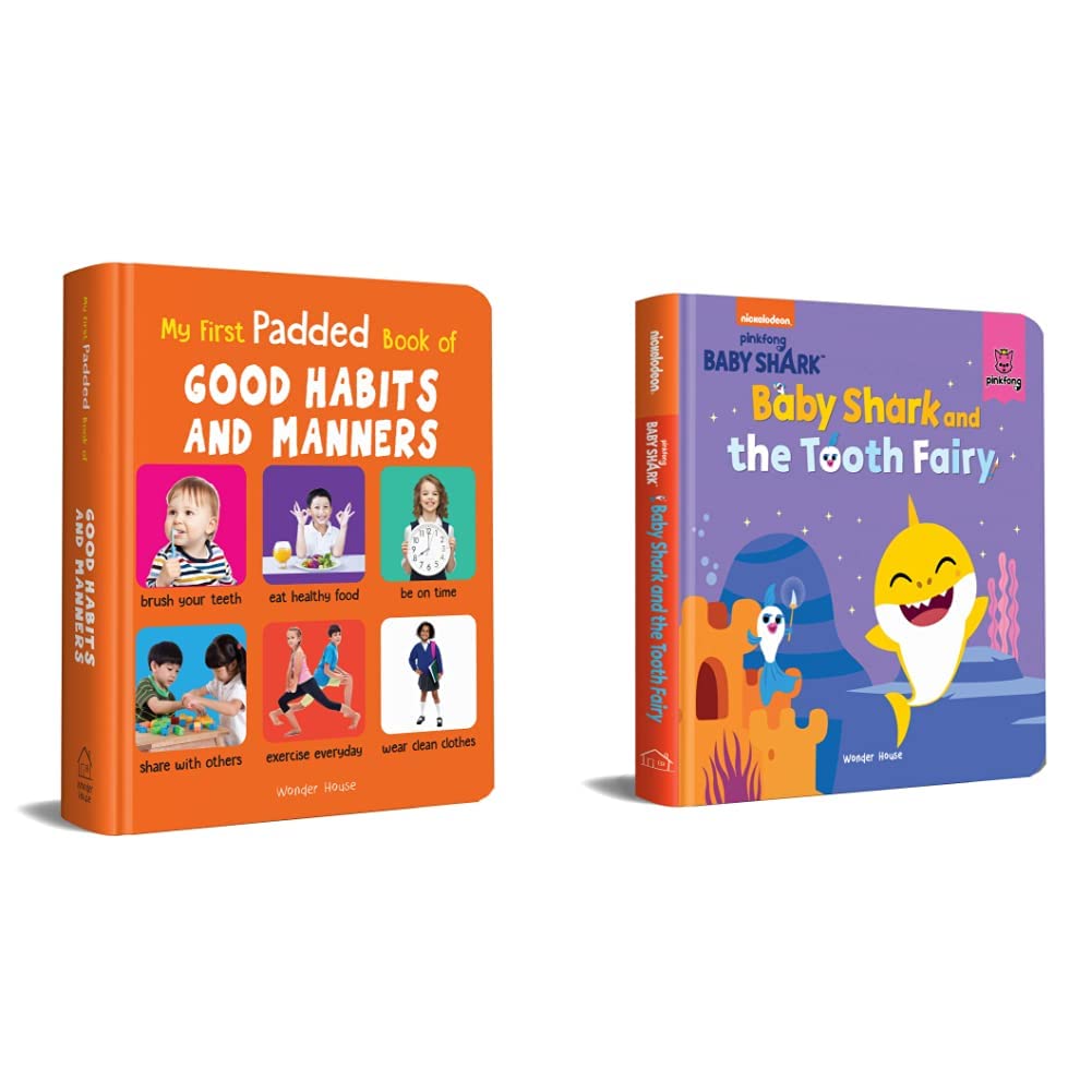 Buy My First Padded Book of Good Habits and Manners & Pinkfong Baby Shark - Baby Shark And The ...