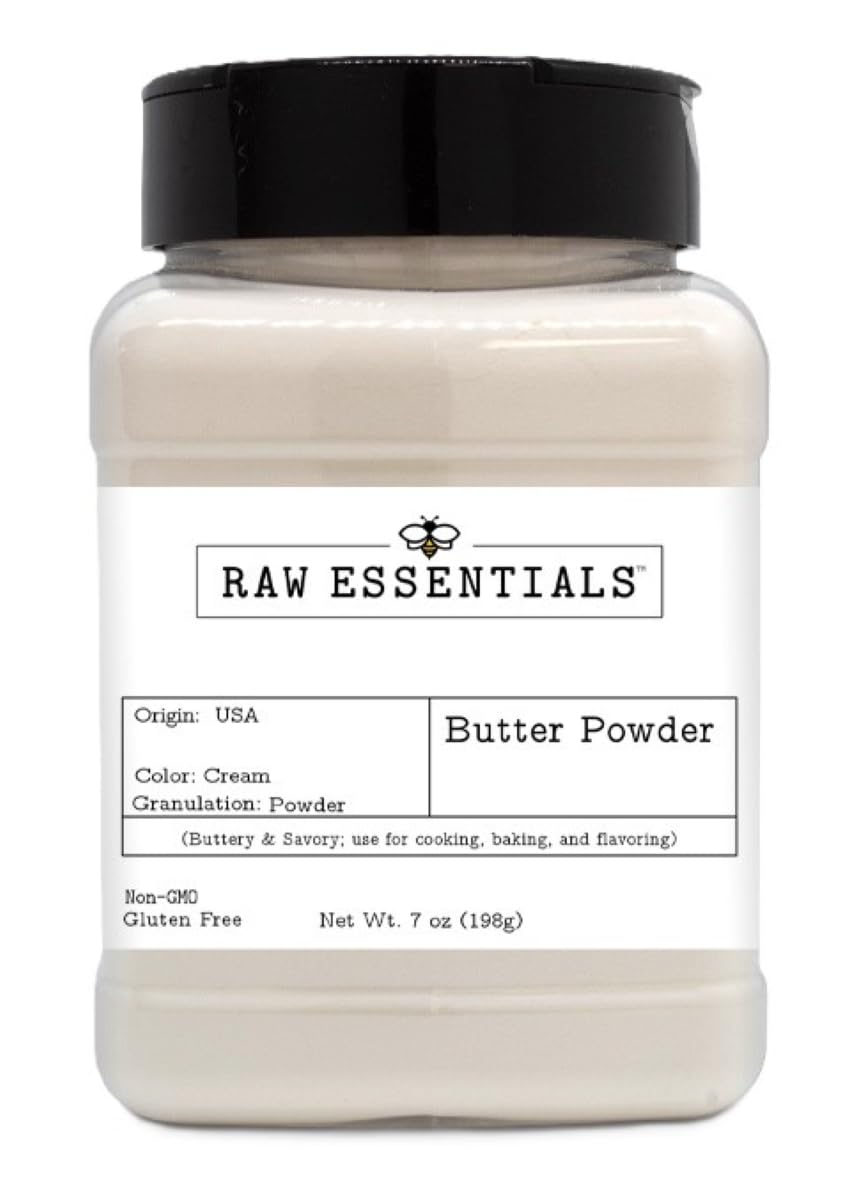 Amazon.com: Raw Essentials Butter Powder - Buttery and Savory - Use for ...