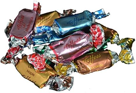 Amazon.com : SweetGourmet Assorted Toffees Foil Wrapped | 2 Pounds ...