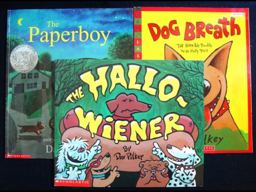 Dav Pilkey Set I (Dog Breath, Hallo-Wiener, The Paperboy): Dav Pilkey ...