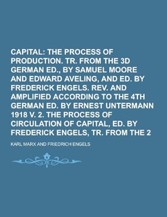 Capital Volume 1: Marx, Karl: 9781230392523: Amazon.com: Books