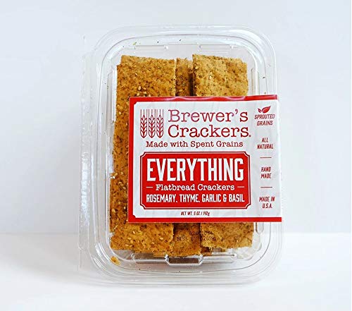 Amazon.com: Brewer's Crackers, Everything Flatbread Crackers with ...