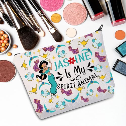 MYSOMY Princess Jasmine Cosmetic Makeup Bag Princess Jasmine Gifts ...