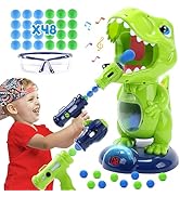 Amazon.com: EagleStone Movable Dinosaur Toys for Kids 5-7, Spaying & Auto Scoring, Dino Shooting ...