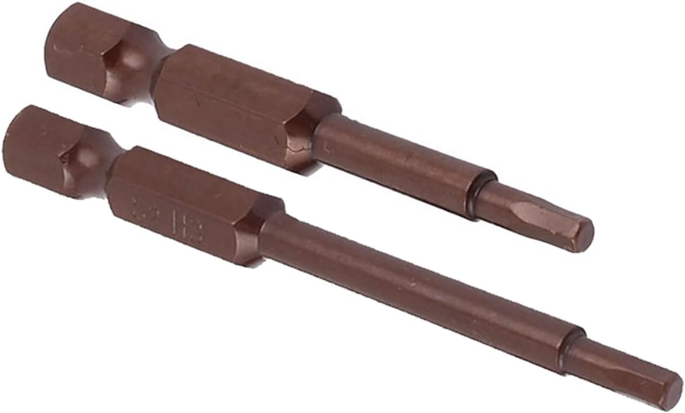 uxcell 1/4" Hex Shank 2.5mm and 3mm Magnetic Hexagon Head Screwdriver ...