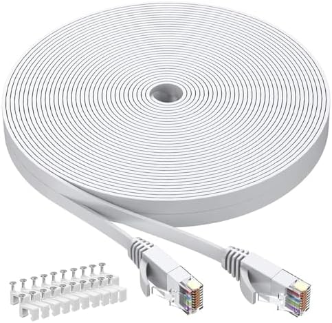 25M Cat6 Ethernet Cable, Long Internet Cables High-Speed Patch Cord ...