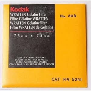 Amazon.com : KODAK Wratten Gelatin Filter 75mm/3x3 Blue Series Color ...
