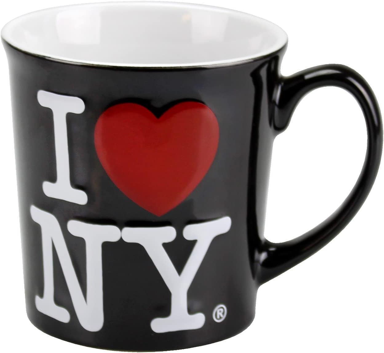 Amazon.com | Torkia - I Love NY 3D Jumbo Ceramic Mugs - 12oz (Black ...