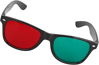 Amazon.com: Yinhing Red Green Glasses Vision Therapy,Red Green Glasses ...