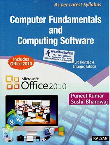 Computer Fundamentals and Computing Software BCA 1st Sem. Pb. Uni. : Puneet Kumar, Bhardwaj ...