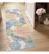 Amazon.com: Hedlive Scalloped Washable Runner Rug, Ultra-Thin 2.6x8 ...