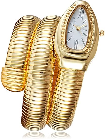 Amazon.com: DGCZYXGL Snake Watch, Snake Shape Bangle Watches, Snake ...