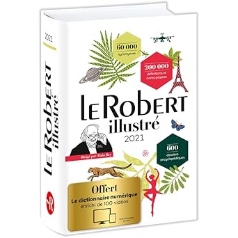Amazon.fr - Dictionnaire Le Robert illustré 2021 et son dictionnaire en ...