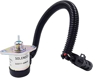 Amazon.com: SPJIUQI 12V 6689034 Fuel Shut Off Solenoid Fits Bobcat ...