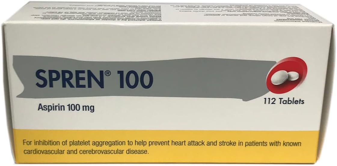 Spren Aspirin 100mg 112 Tablets : Amazon.com.au: Health, Household ...
