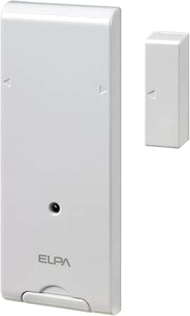 Amazon.co.jp: エルパ ( ELPA ) ワイヤレスチャイム送信機 チャイム / 防犯 / 工事不要 ( EWS-P34 ドアセンサー ) : 大型家電