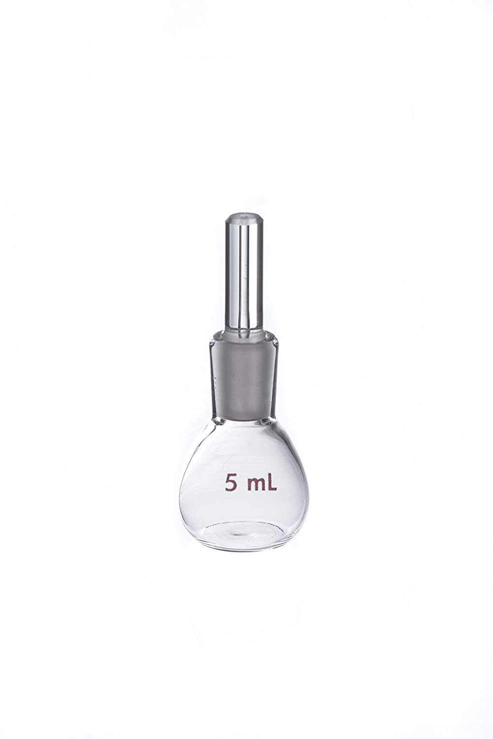 ABG BOROSILICATE GLASS SPECIFIC GRAVITY BOTTLE WITH GLASS STOPPER. ONE ...