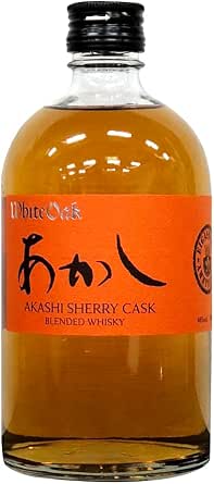 Amazon.co.jp: ホワイトオーク あかし シェリーカスク 46％ 500ml : 食品・飲料・お酒