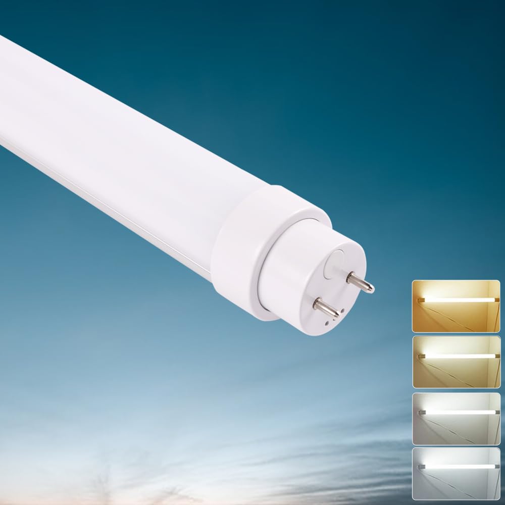 Amazon | LED蛍光灯 10w形 消費電力5W 高輝度1000lm G13口金 昼白色5000K 蛍光灯 LED 330mm LED蛍光灯器具 LED照明器具 小型 直管LEDランプ ...