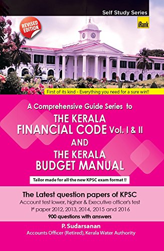 A comprehensive guide series To THE KERALA FINANCIAL CODE Vol. I & II ...