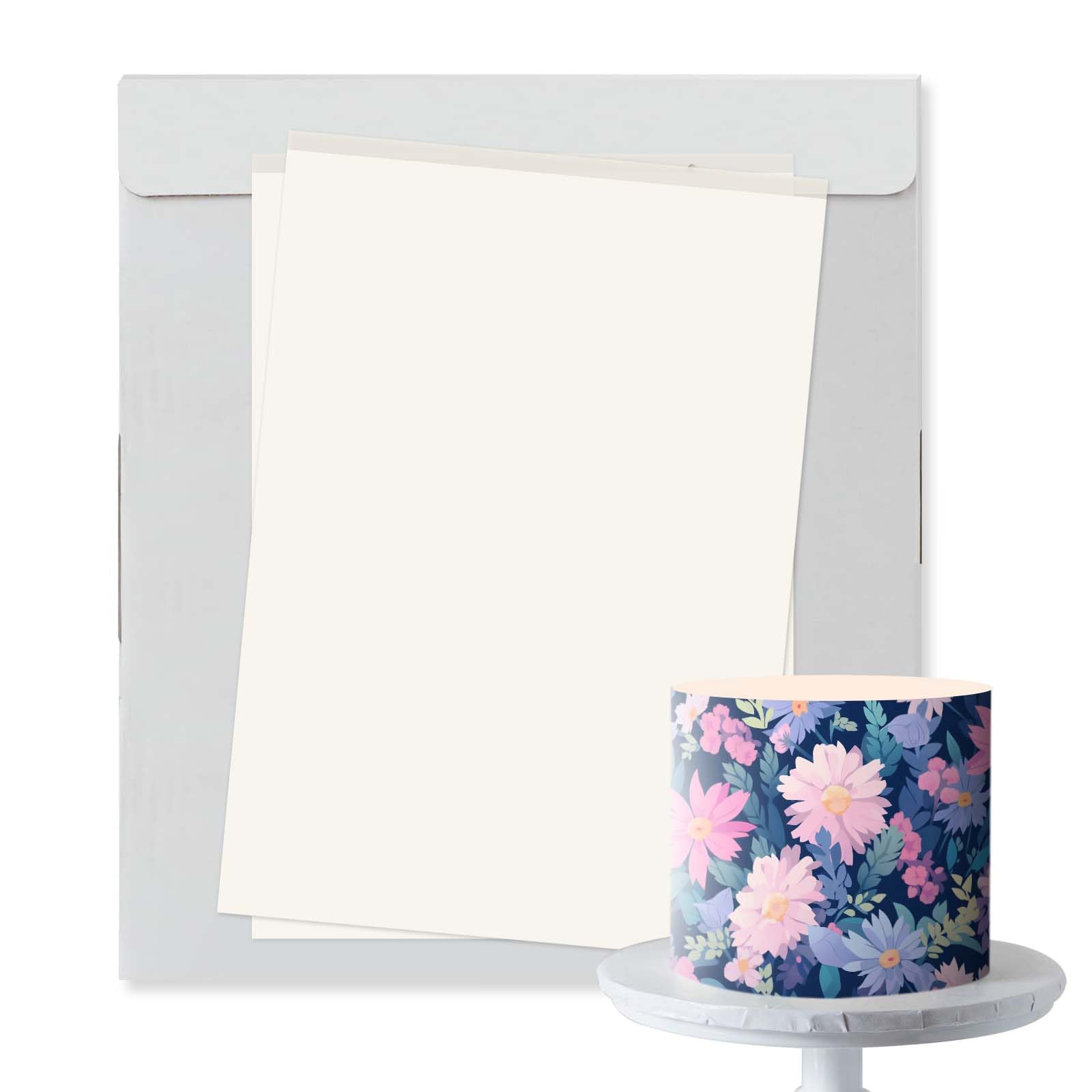YouTook Edible Paper Frosting Sheets: 25pcs Edible Paper for Cakes ...
