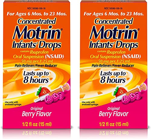 Motrin Infants' Oral Suspension Concentrated Liquid Medicine Drops with ...