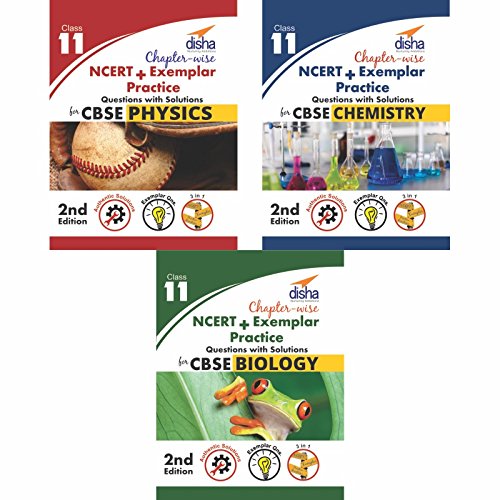 Chapter-wise NCERT + Exemplar Solutions for CBSE Class 11 PCB (set of 3 ...