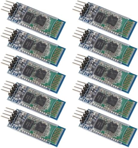 Amazon.com: ACEIRMC 10pcs HC-06 RS232 4 Pin Wireless Bluetooth Serial ...