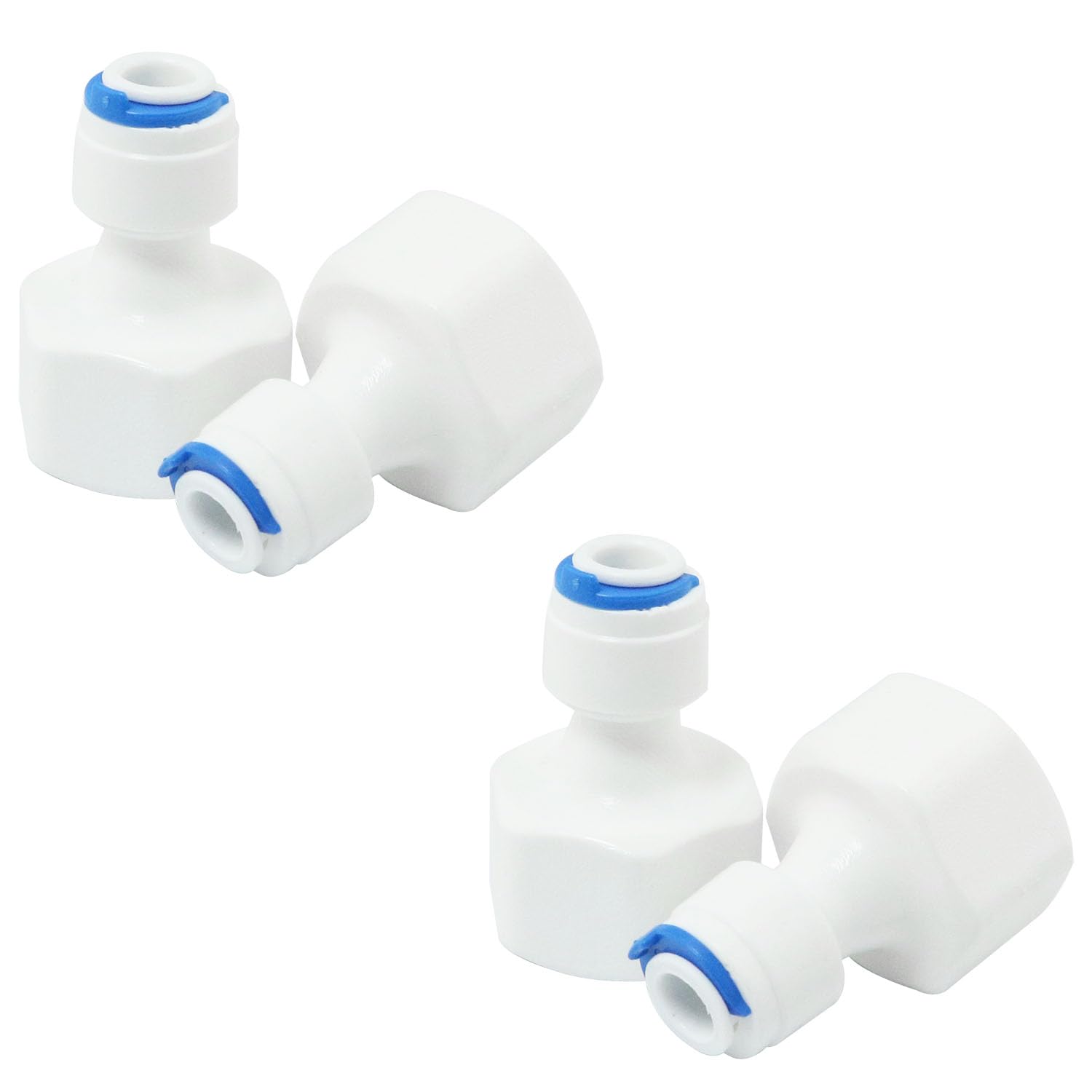 Amazon.com: SJZBIN 4PCS White 1/4'' Tube to 1/2'' Female Quick Connect ...
