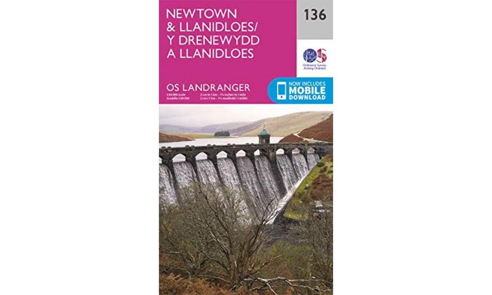 Newtown & Llanidloes/Y Drenewydd a Llanidloes Map | Llyn Clywedog ...