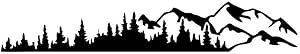 Wination Universal Car Body Side Sticker, Mountain Design Motorhome ...