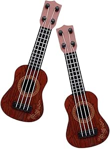 Amazon.com: Zerodeko 2 PCS Mini Plastic Ukulele Toy, Kids Toddler ...