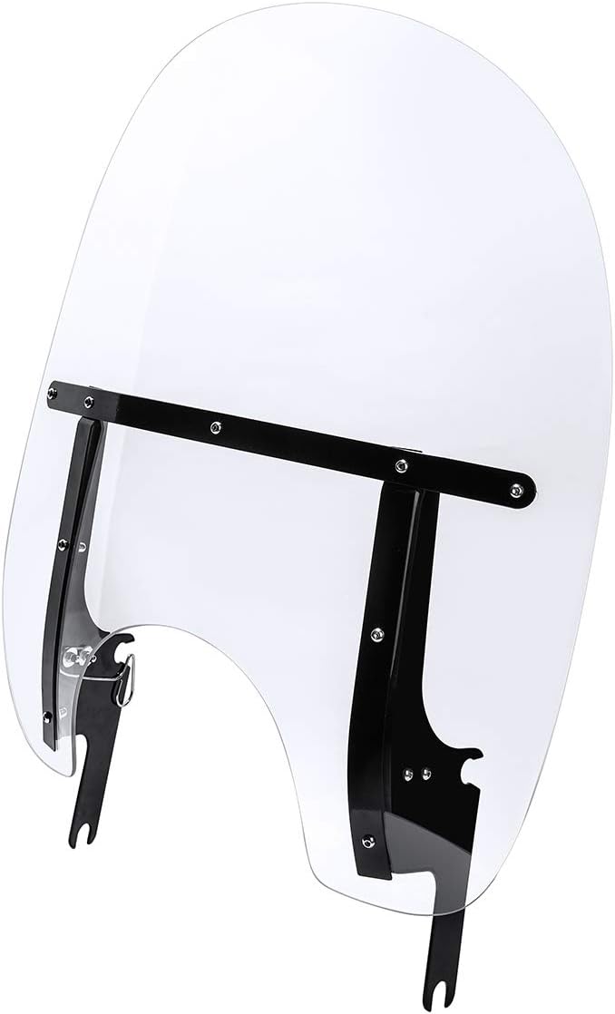 Amazon.com: VioletLisa 29" Detachable Windshield for Harley Touring ...