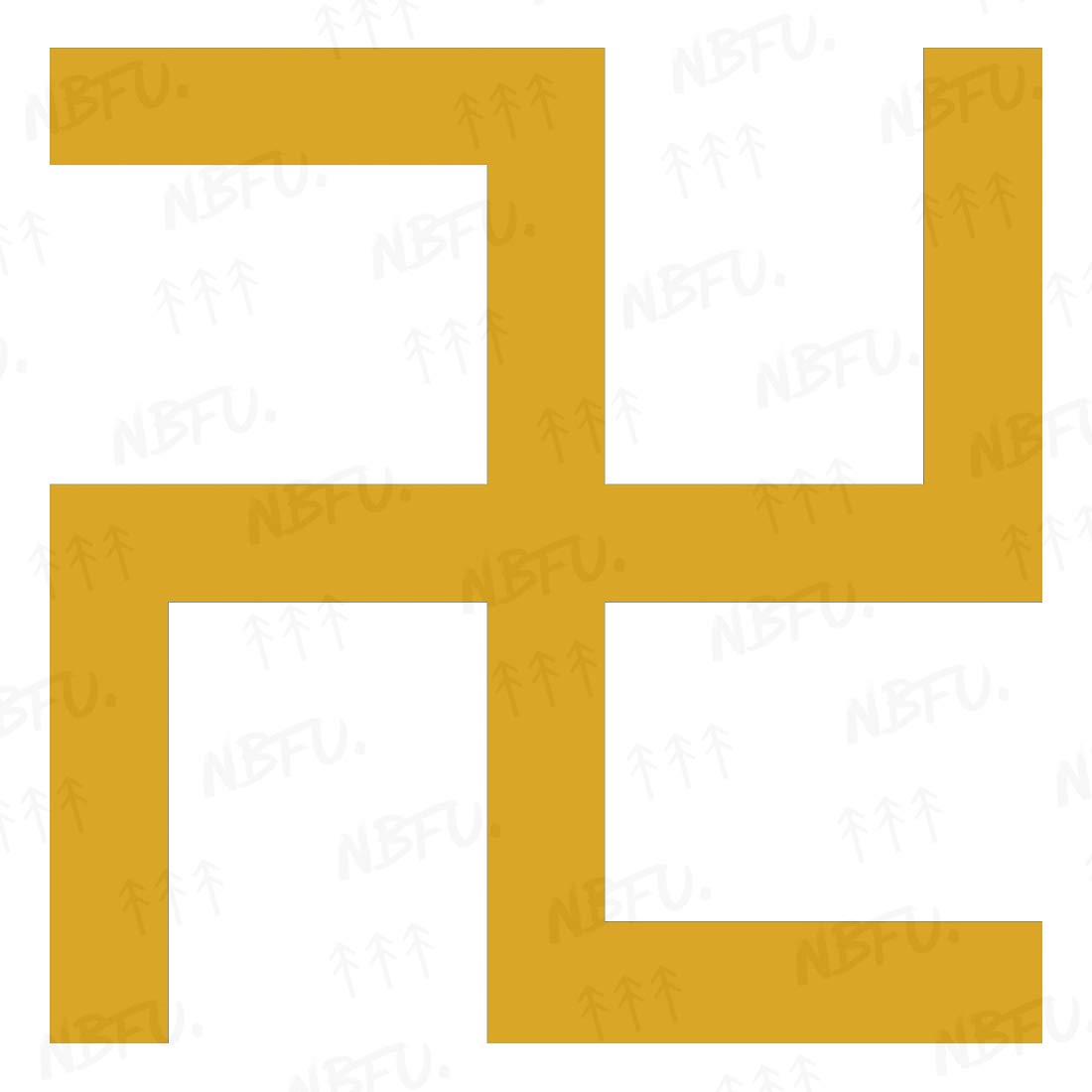 Buddhism Religions Swastika Swastika Pattern Engraved Luck Bracelet