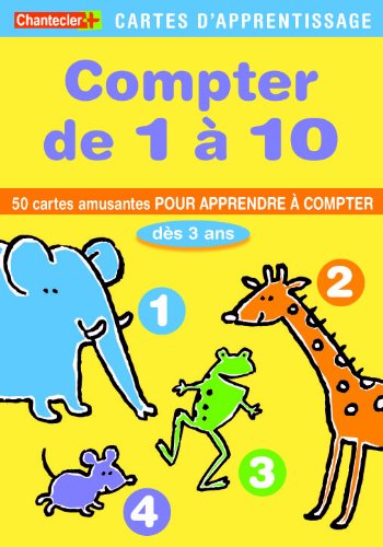 Cartes d'apprentissage - Compter de 1 à 10: 50 cartes amusantes pour ...