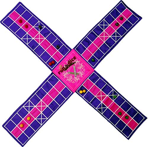 Buy Roll The Dice Store Indian Cross and Circle Chaupad Game Set ...